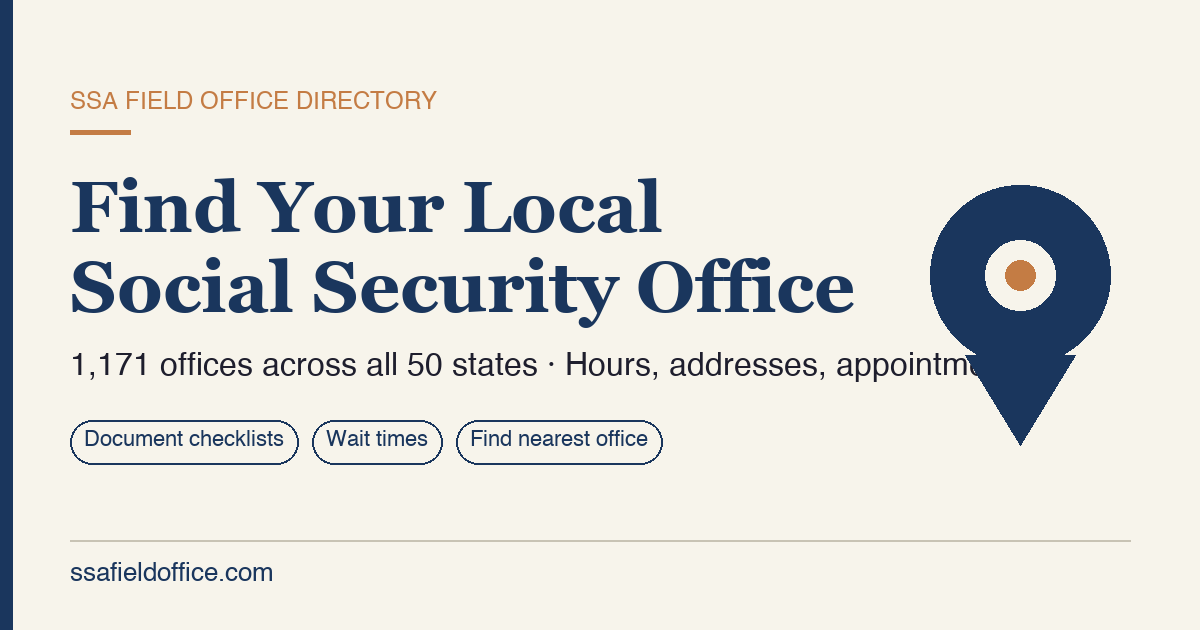 Apply for Social Security retirement benefits | SSA Office Finder
